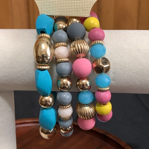 Sophia & Kate | Jewelry | Nwt Sophia Kate Set Of 4 Stretch Bracelets ...